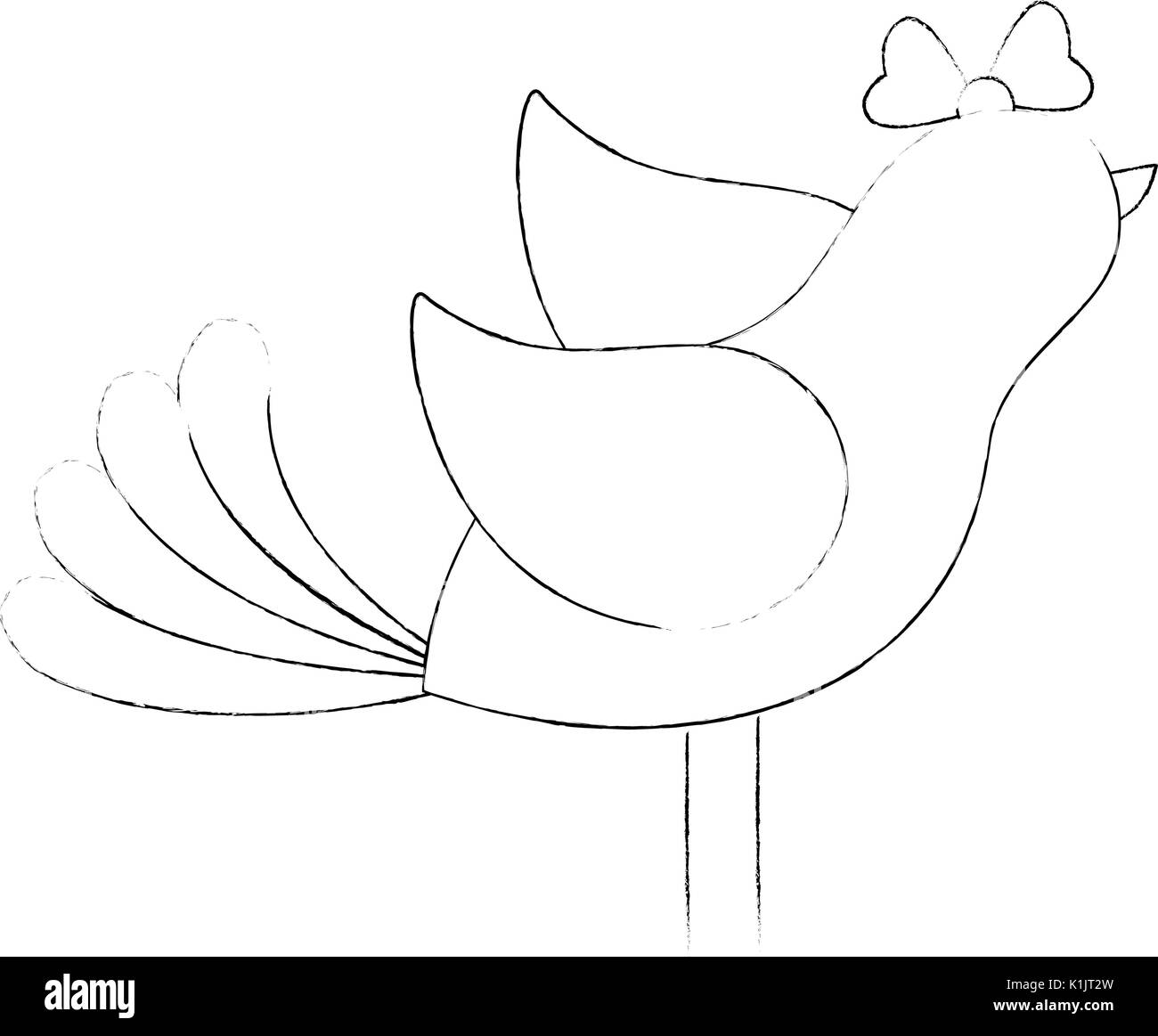 Cute birdie cartoon icon vector illustration graphic design Stock ...