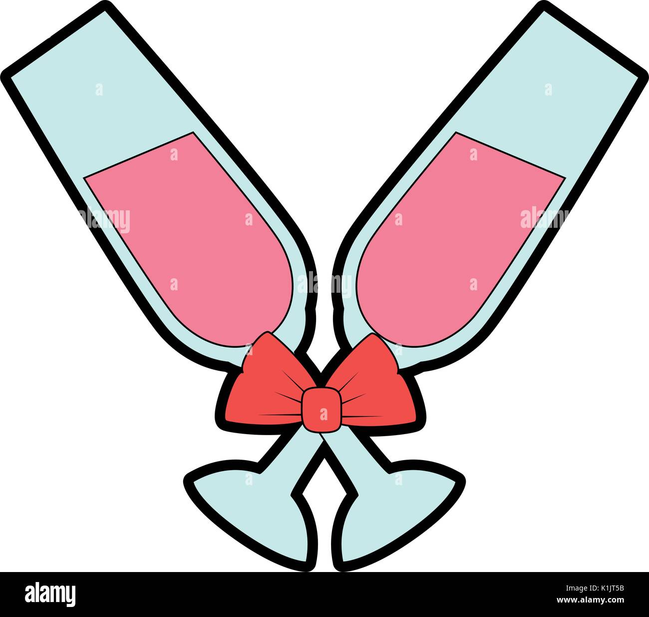 Cute Champagne cup icon vector illustration graphic design Stock Vector ...