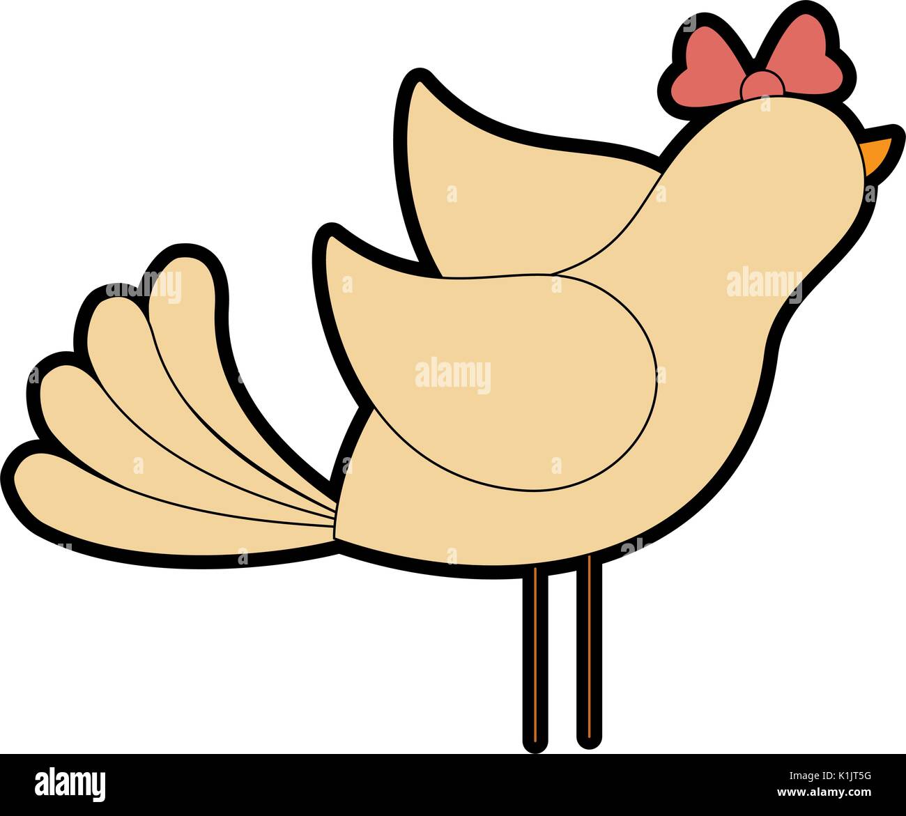 Cute birdie cartoon icon vector illustration graphic design Stock ...