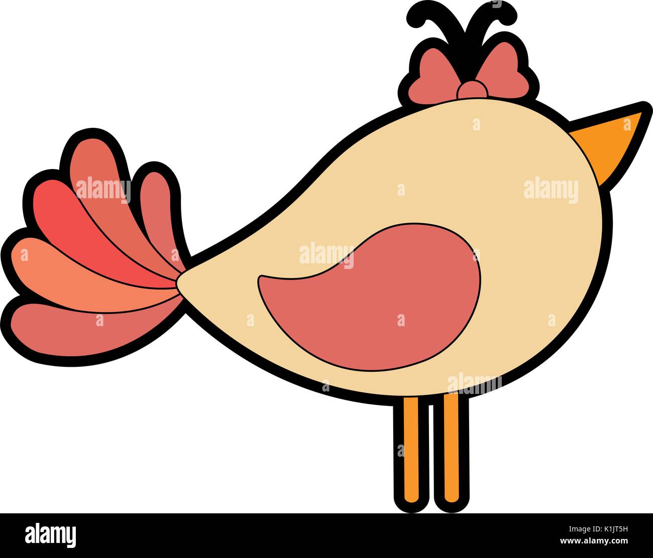 Cute birdie cartoon icon vector illustration graphic design Stock ...
