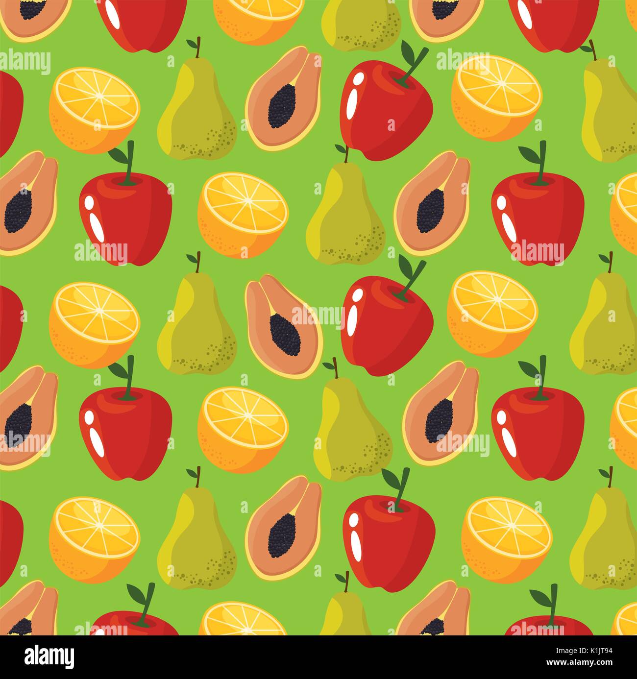 Delicious fruits background icon vector illustration graphic design ...