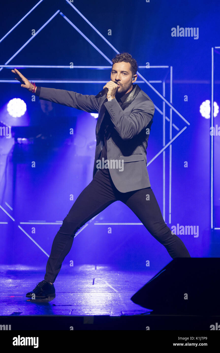 David Bisbal performing live during the Universal Music Festival at The ...