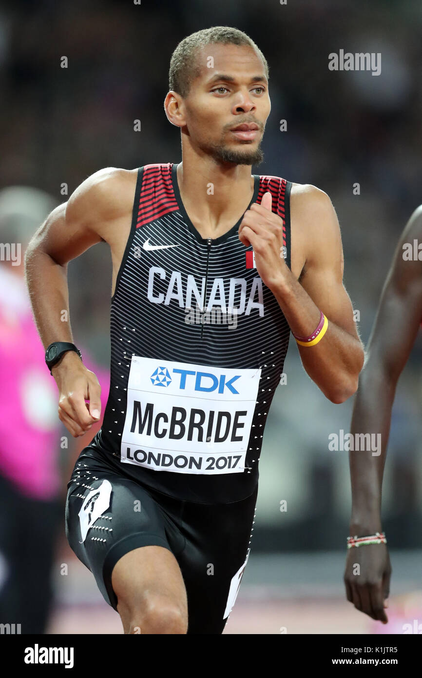 Brandon MCBRIDE (Canada) competing in the Men's 800m Final at the 2017 ...