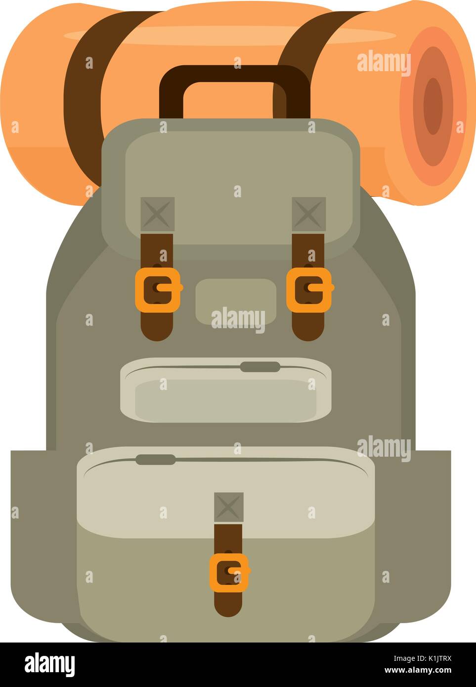Camping backpack icon vector illustration graphic design Stock Vector ...