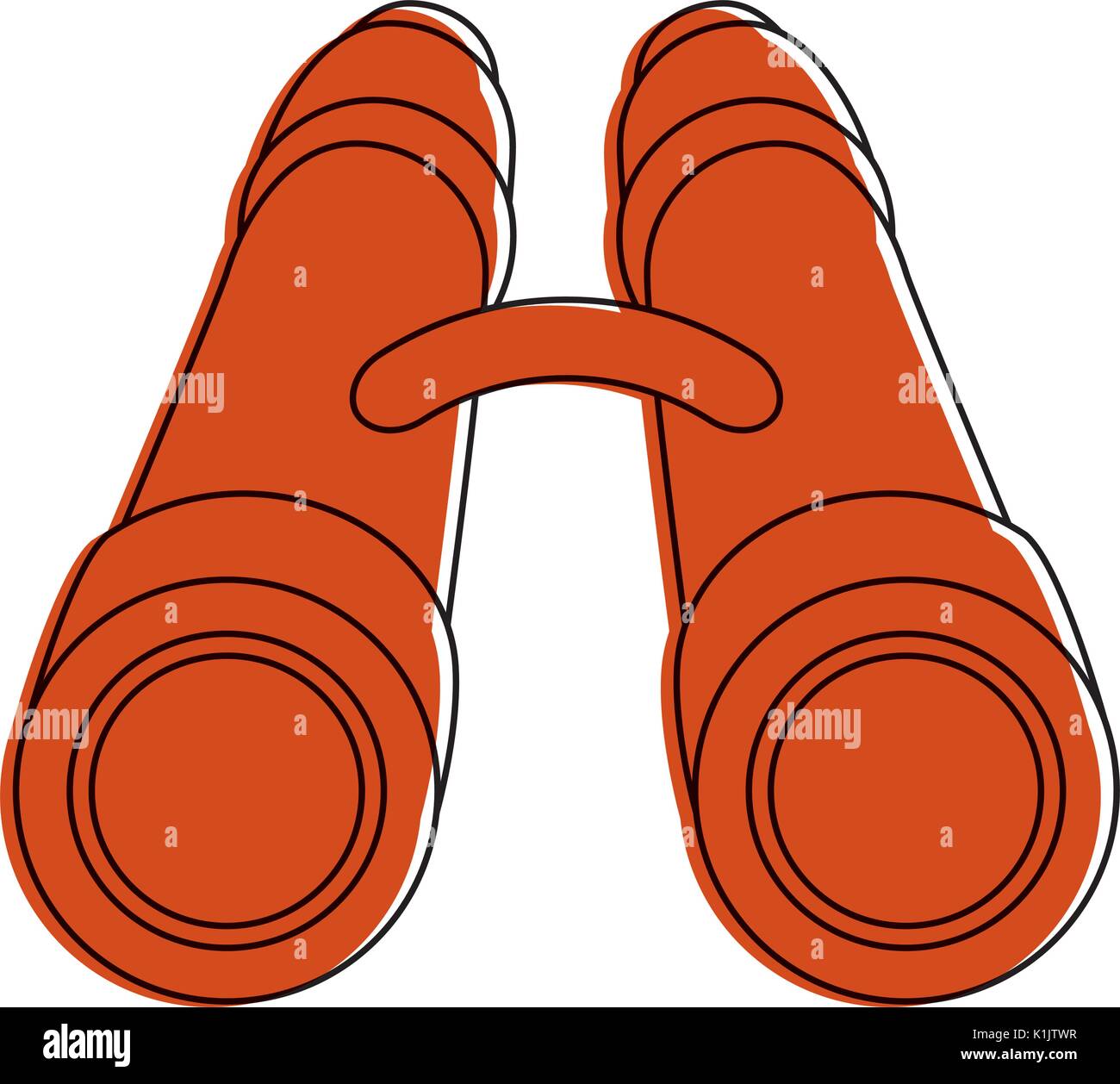 Binoculars military equipment icon vector illustration graphic design ...