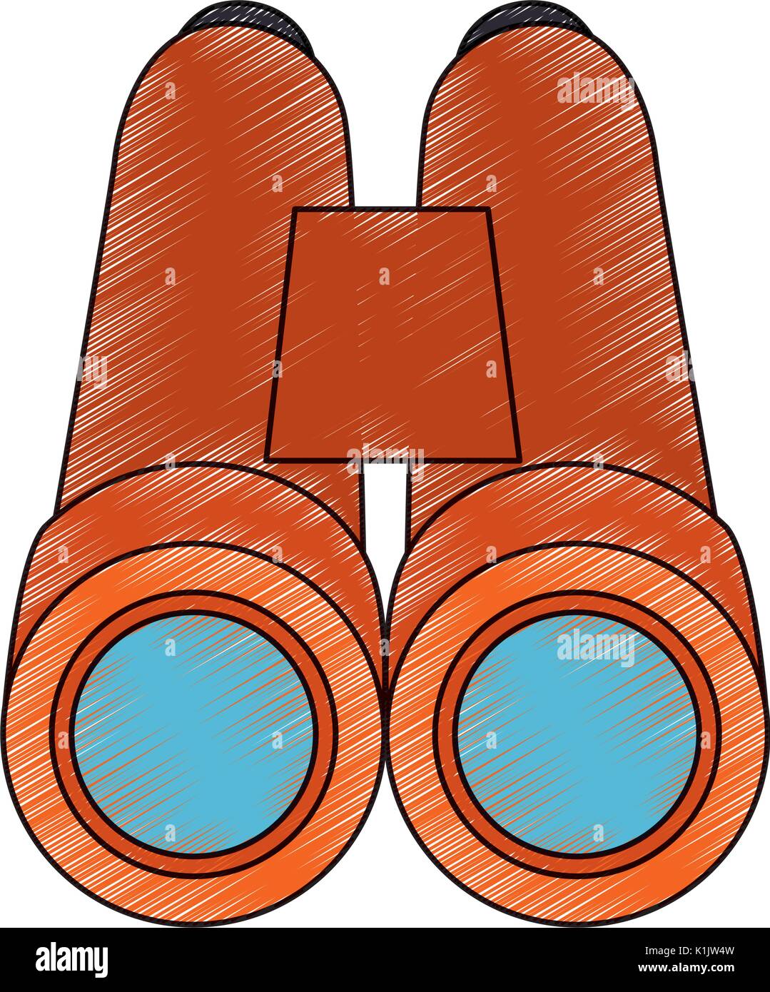 Binoculars military equipment icon vector illustration graphic design ...