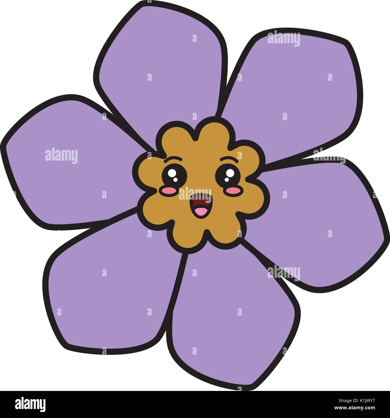 cute flower spa kawaii character Stock Vector Image & Art - Alamy