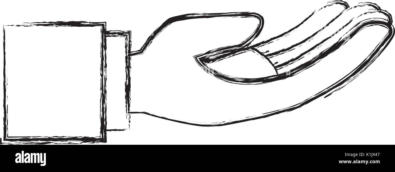 Hand asking isolated icon Stock Vector Image & Art - Alamy