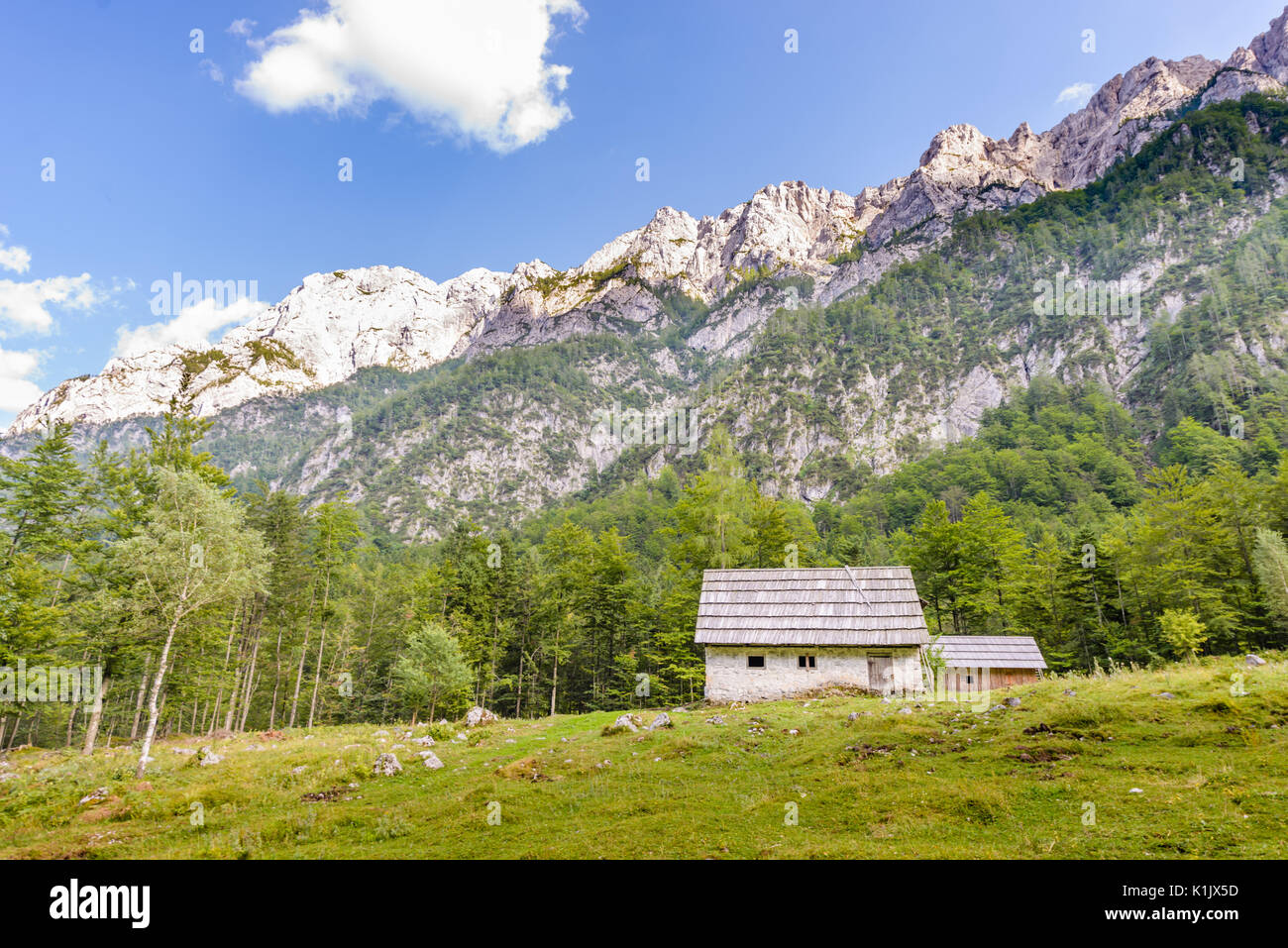 Rustic cabin in the alps hi-res stock photography and images - Alamy