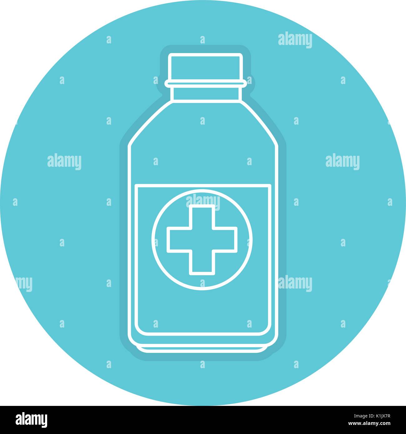 bottle medical drug icon vector illustration design Stock Vector Image ...