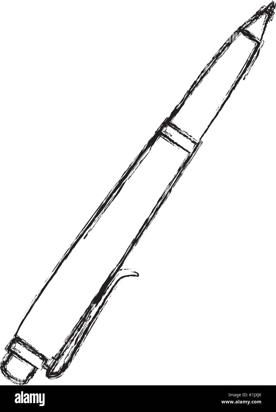 school pen isolated icon vector illustration design Stock Vector Image ...