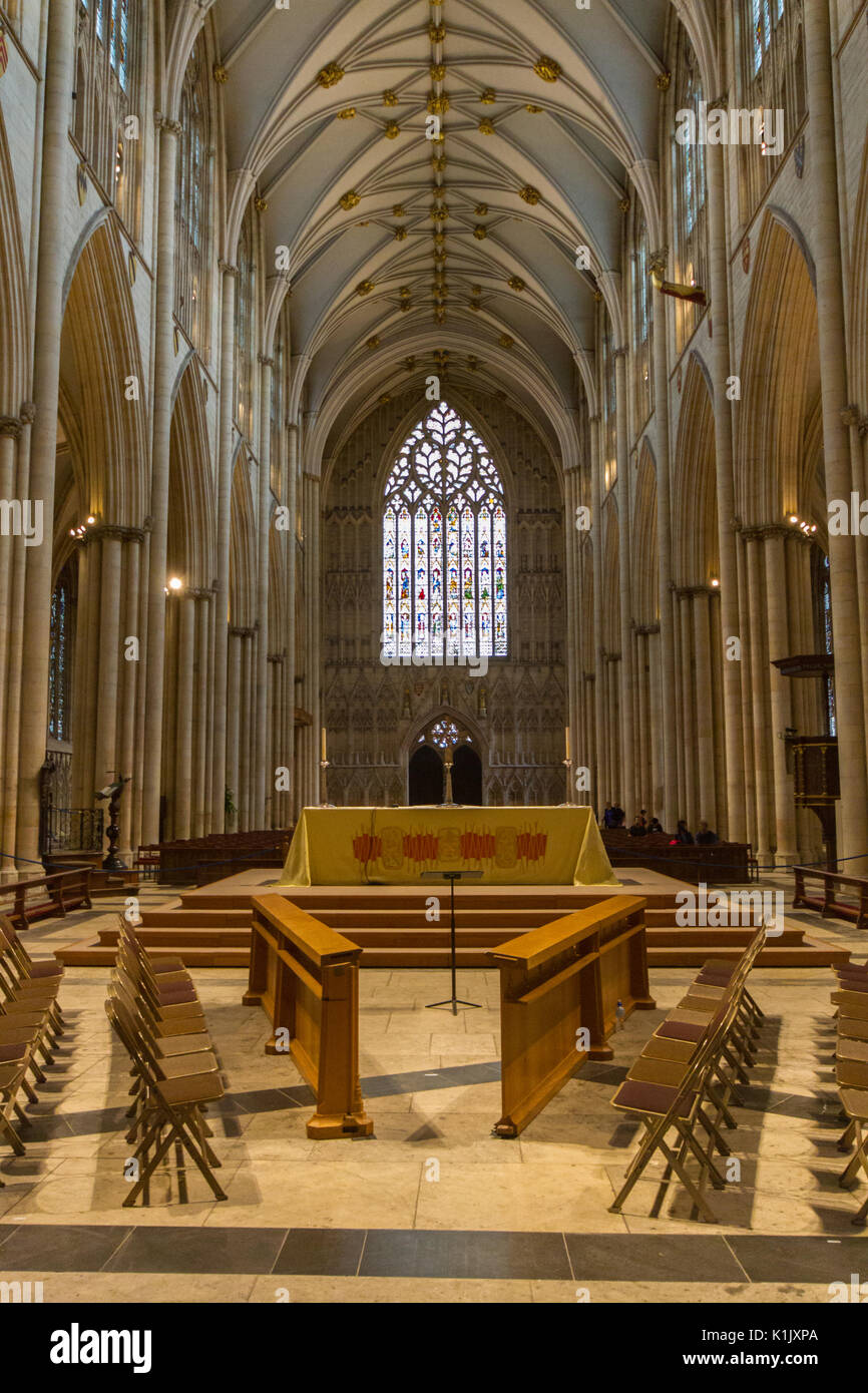 Interior inside york cathedral uk hi-res stock photography and images ...