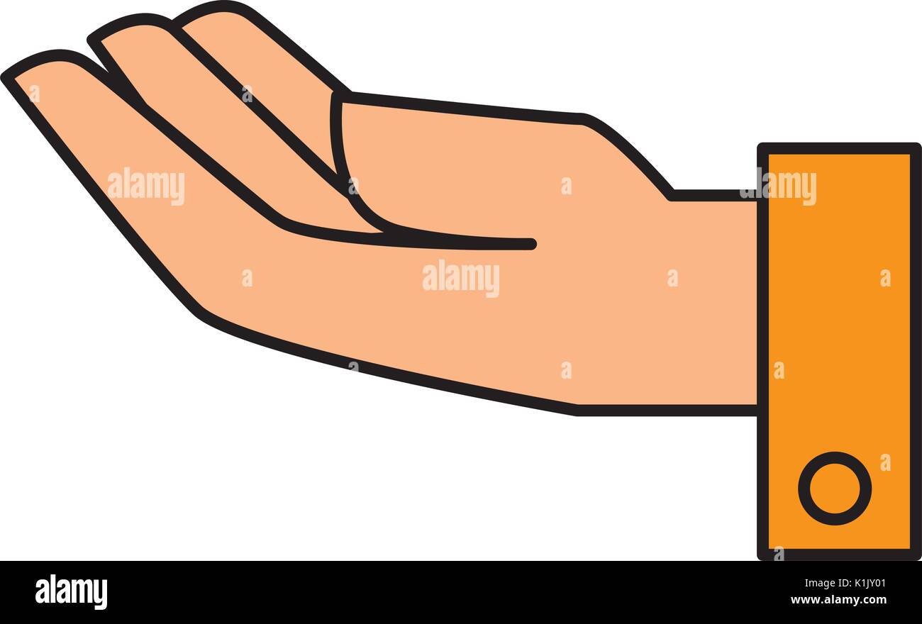 Hand asking isolated icon Stock Vector Image & Art - Alamy