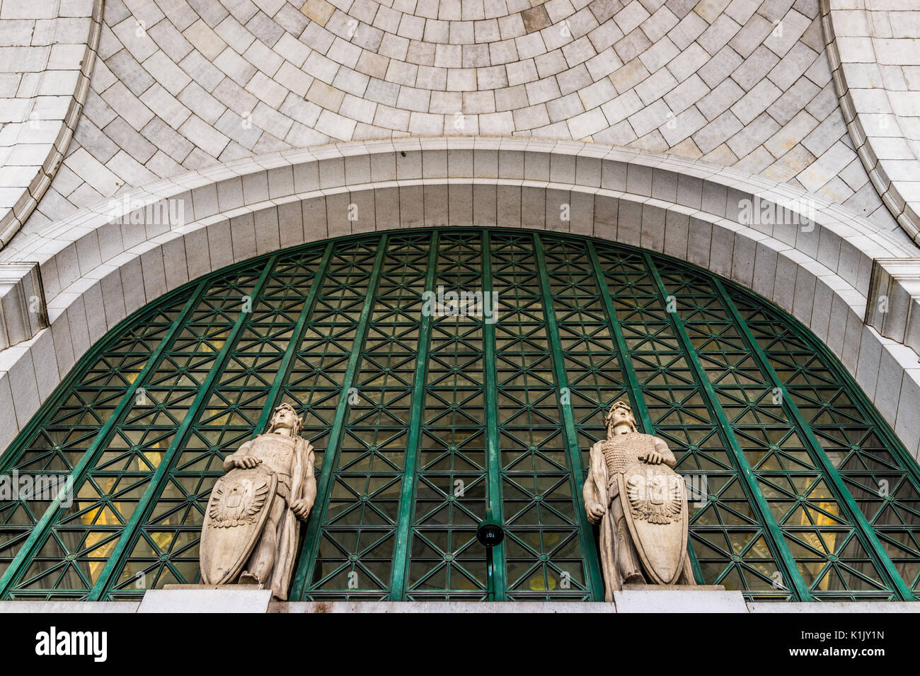 Washington DC, USA - July 1, 2017: Union Station on columbus circle ...