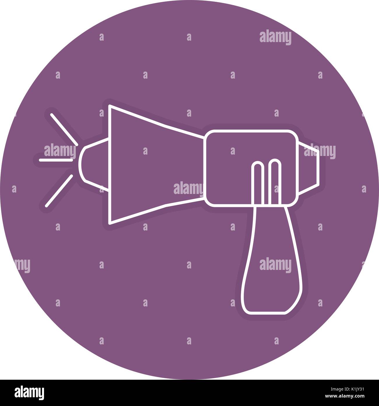 megaphone sound isolated icon Stock Vector Image & Art - Alamy