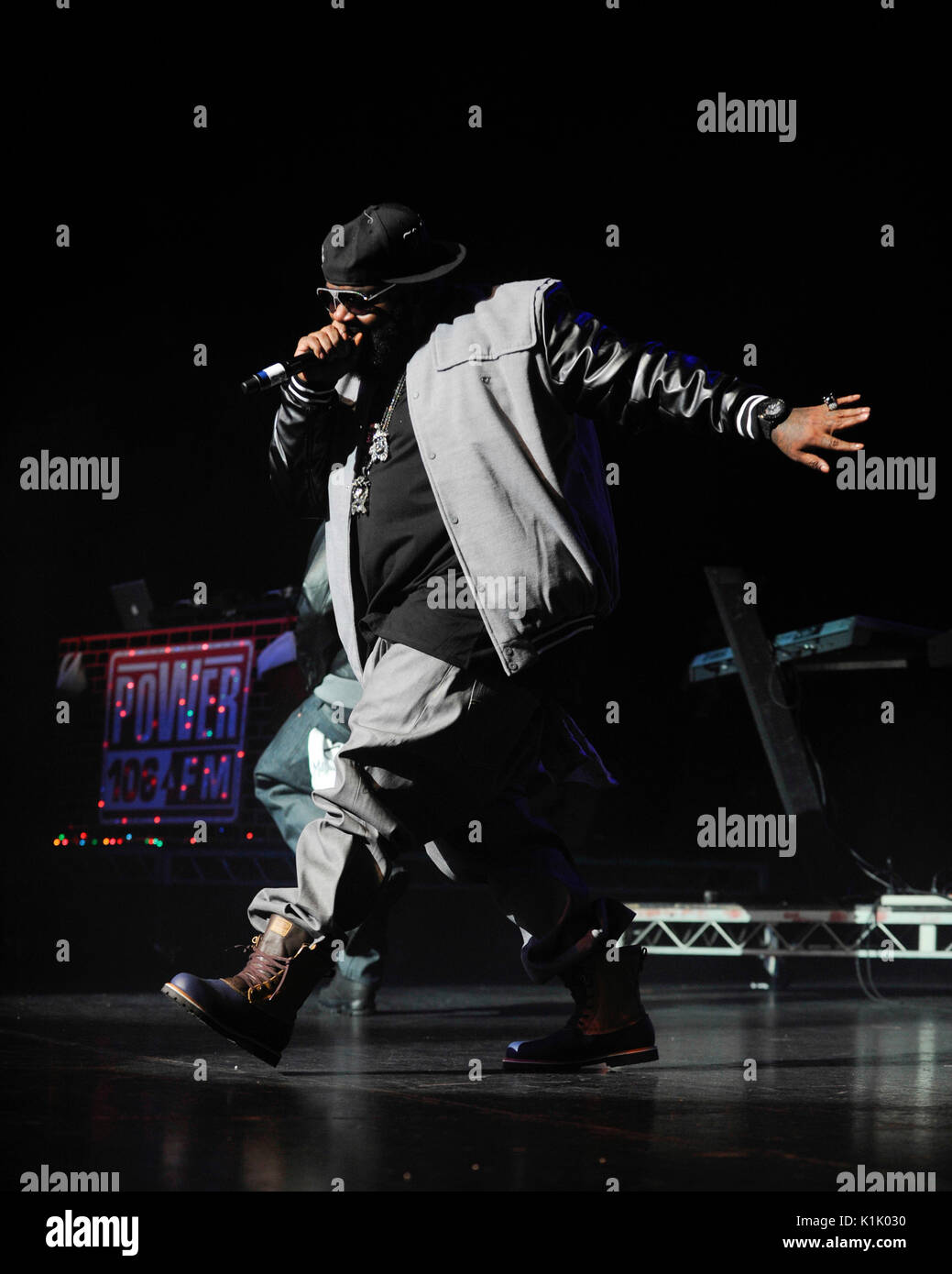 Rapper William Leonard Roberts II aka Rick Ross performs Power 106 ...