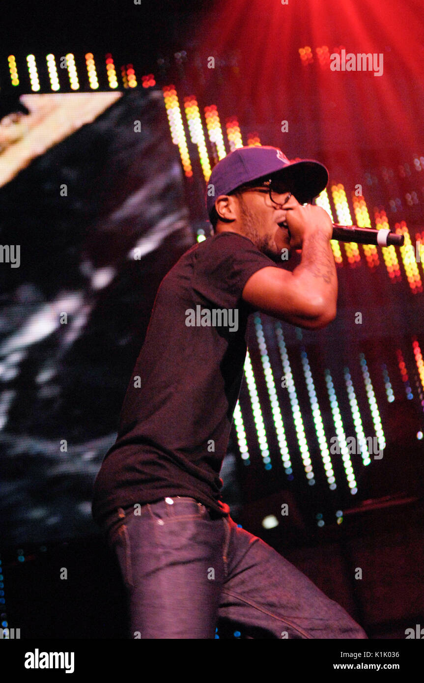 Kid Cudi performing 2009 Power 106 Powerhouse Honda Center August 8 ...