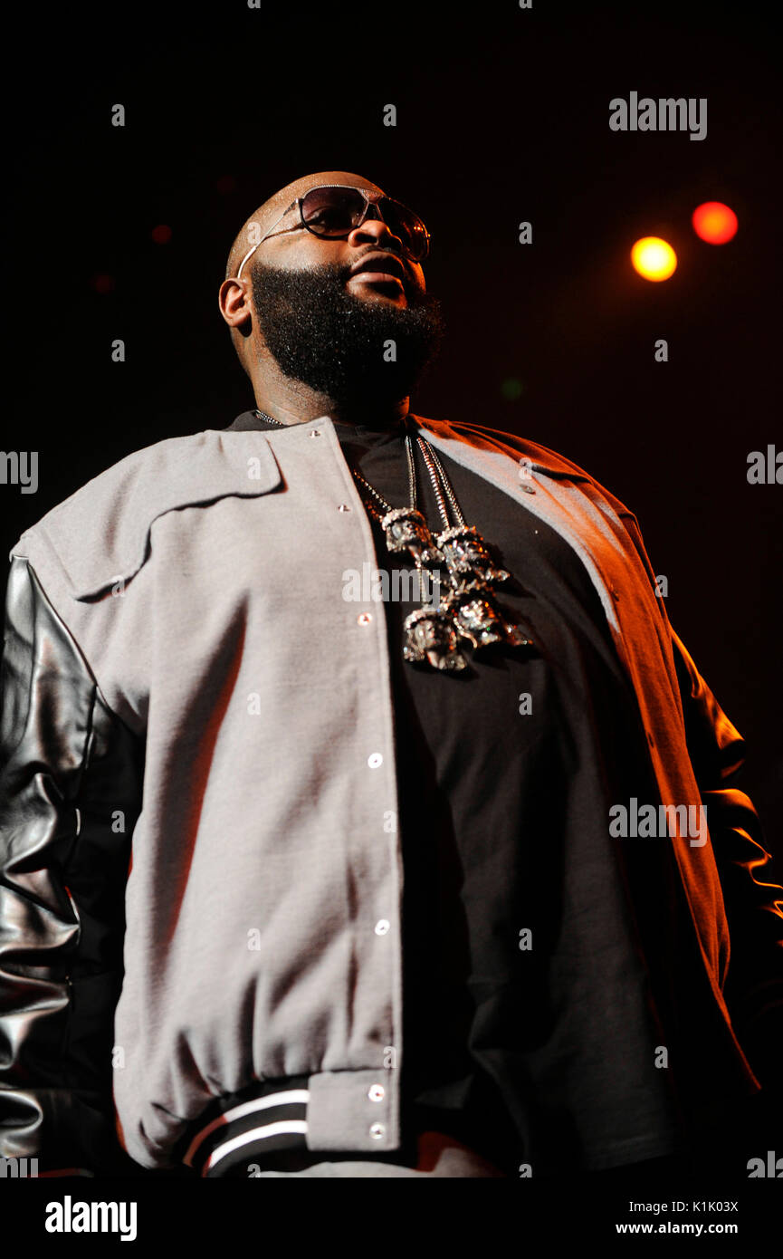 Rapper William Leonard Roberts II aka Rick Ross performs Power 106 ...
