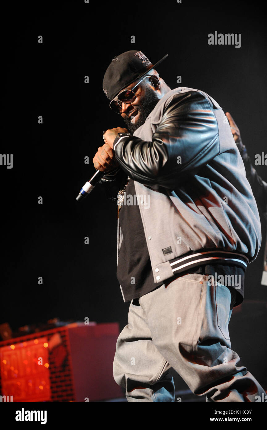 Rapper William Leonard Roberts II aka Rick Ross performs Power 106 ...