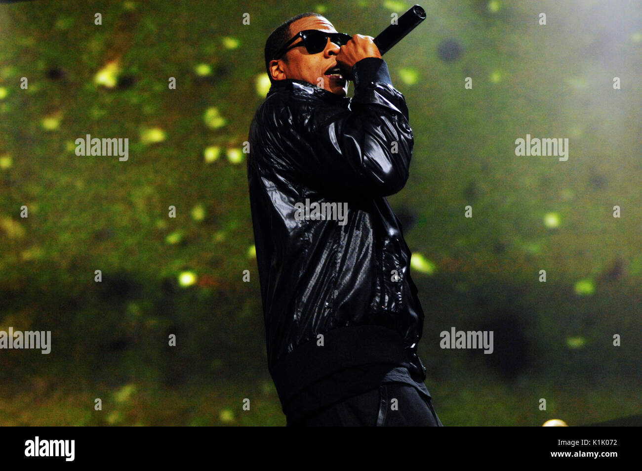 Rapper Shawn Carter aka Jay-Z performing 2009 Power 106 Powerhouse ...