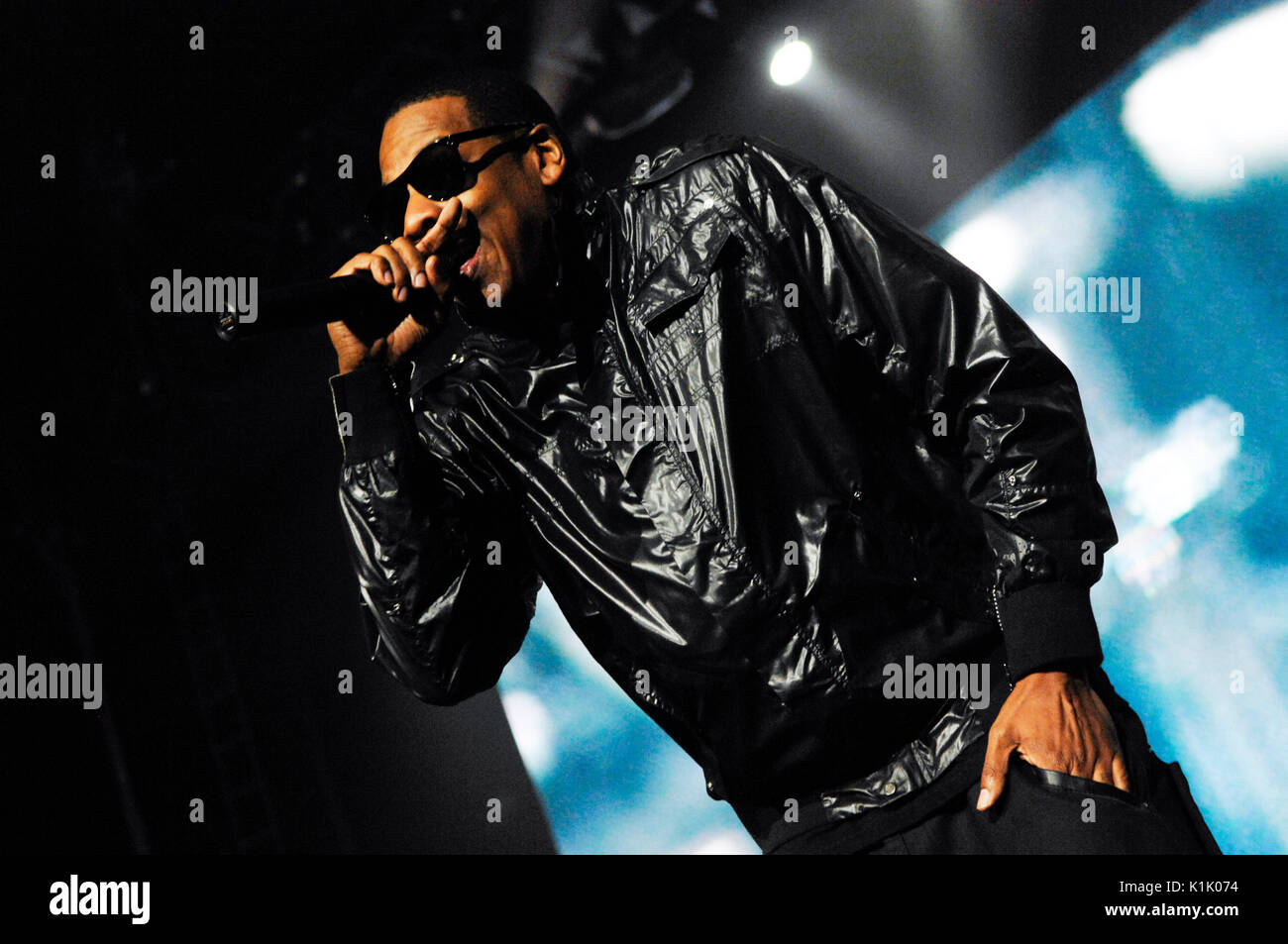 Rapper Shawn Carter aka Jay-Z performing 2009 Power 106 Powerhouse ...