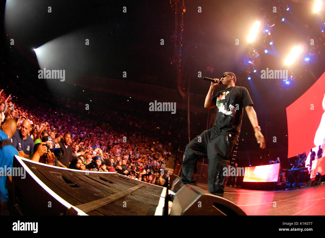 Rapper Shawn Carter aka Jay-Z performing 2009 Power 106 Powerhouse ...