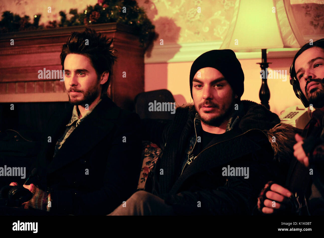 (L-R) Brothers Jared Leto Shannon Leto 30 Seconds To Mars backstage ...