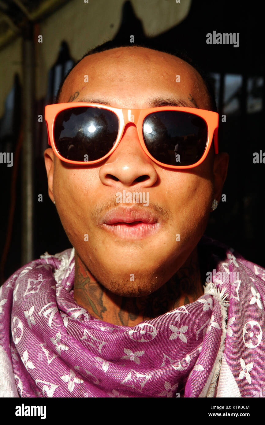 Tyga portrait 2008 Rock Bells Glen Helen Pavilion Los Angeles Stock ...