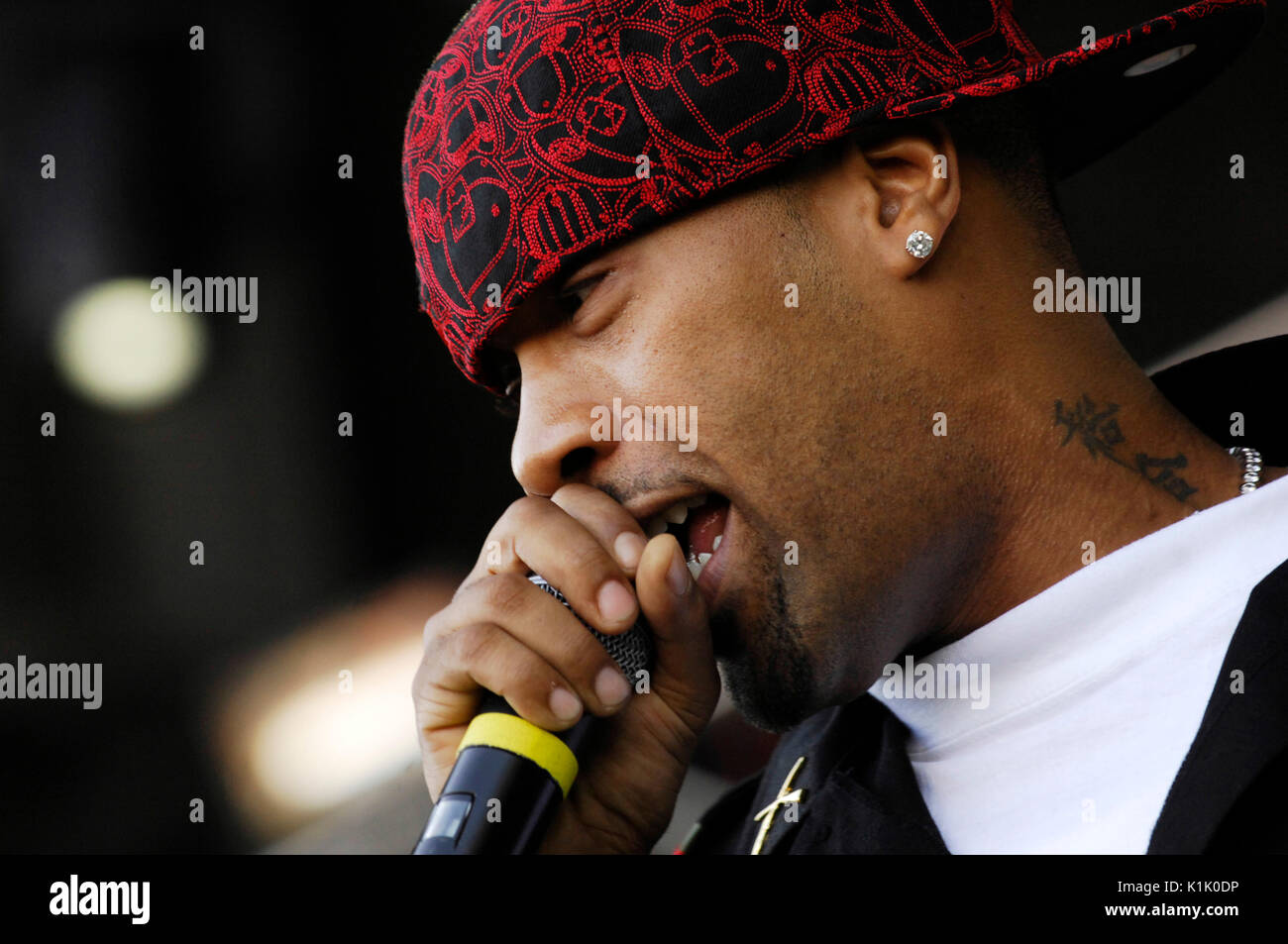 Redman performing 2008 Rock Bells Glen Helen Pavilion Los Angeles Stock ...