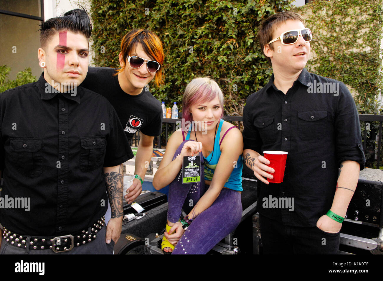 (L-R) Mikey Martin,Jeremy Dawson,Sisely Treasure Chad Petree Shiny Toy ...