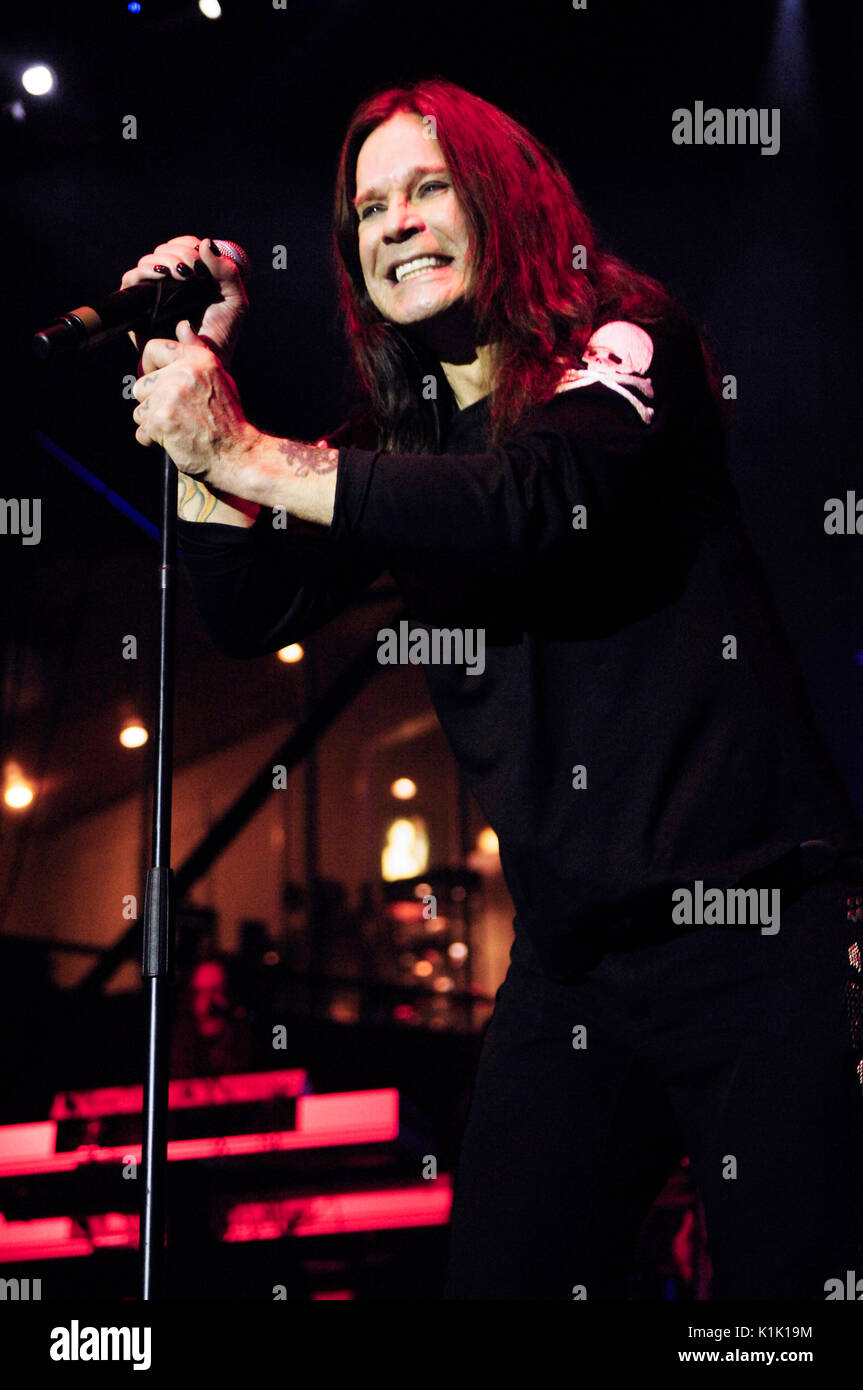 Ozzy osbourne performing on stage hi-res stock photography and images ...