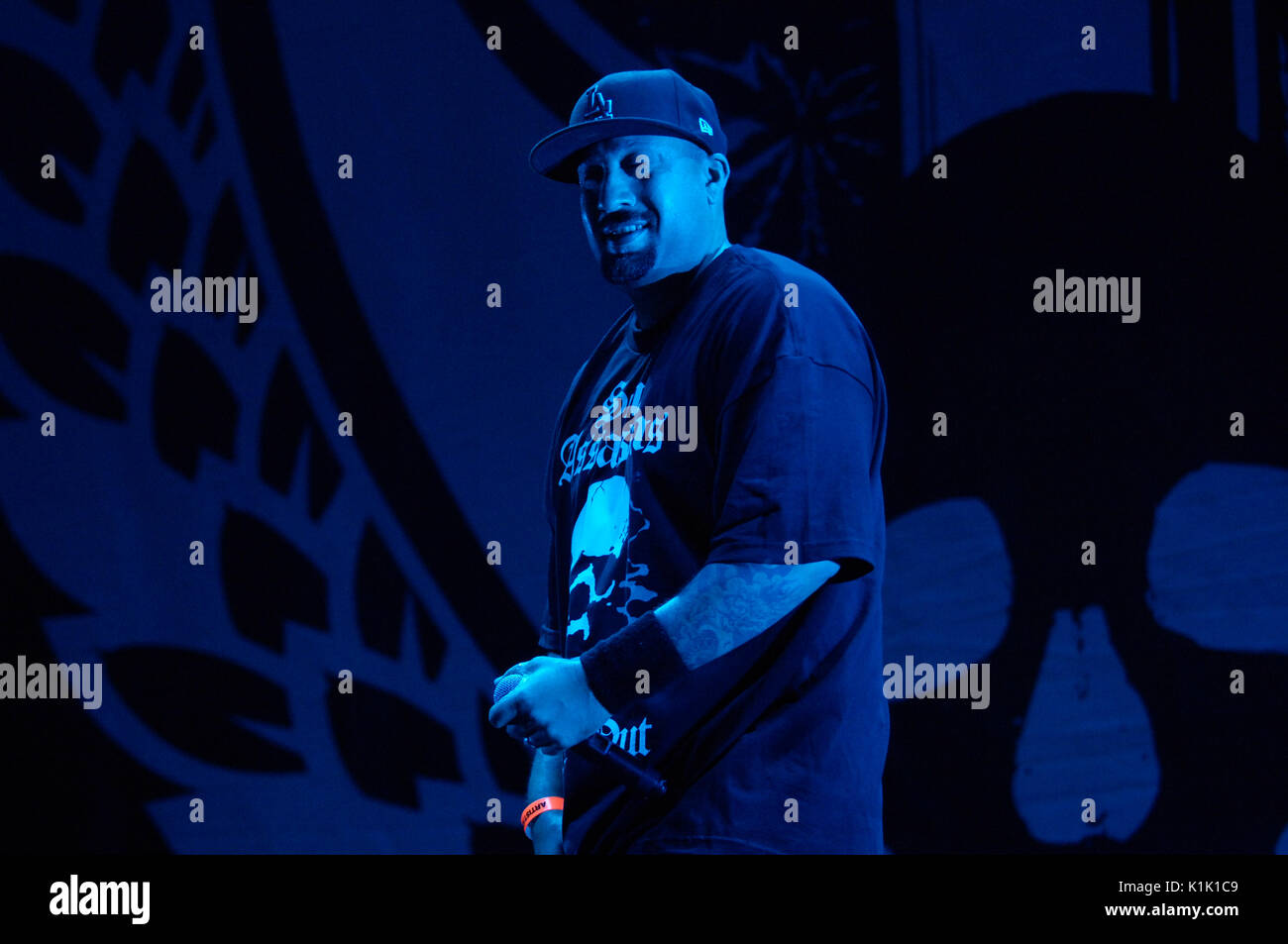 B-Real Cypress Hill performs Cypress Hill's Smokeout San Manuel ...