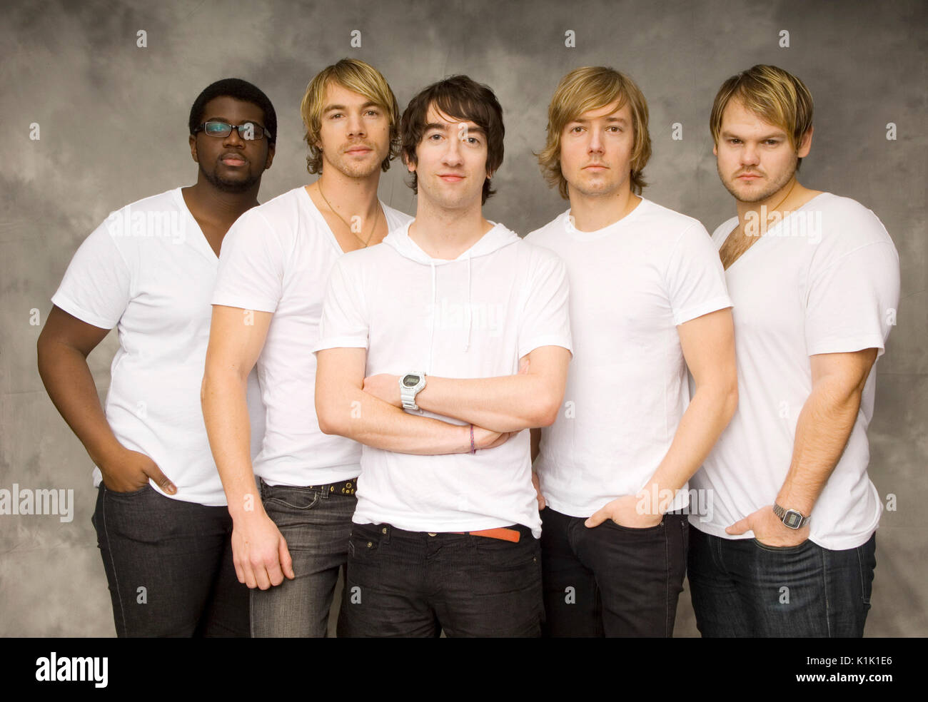 (L-R) Exclusive portrait shoot De'Mar Hamilton,Tim Lopez,Tom Higgenson ...