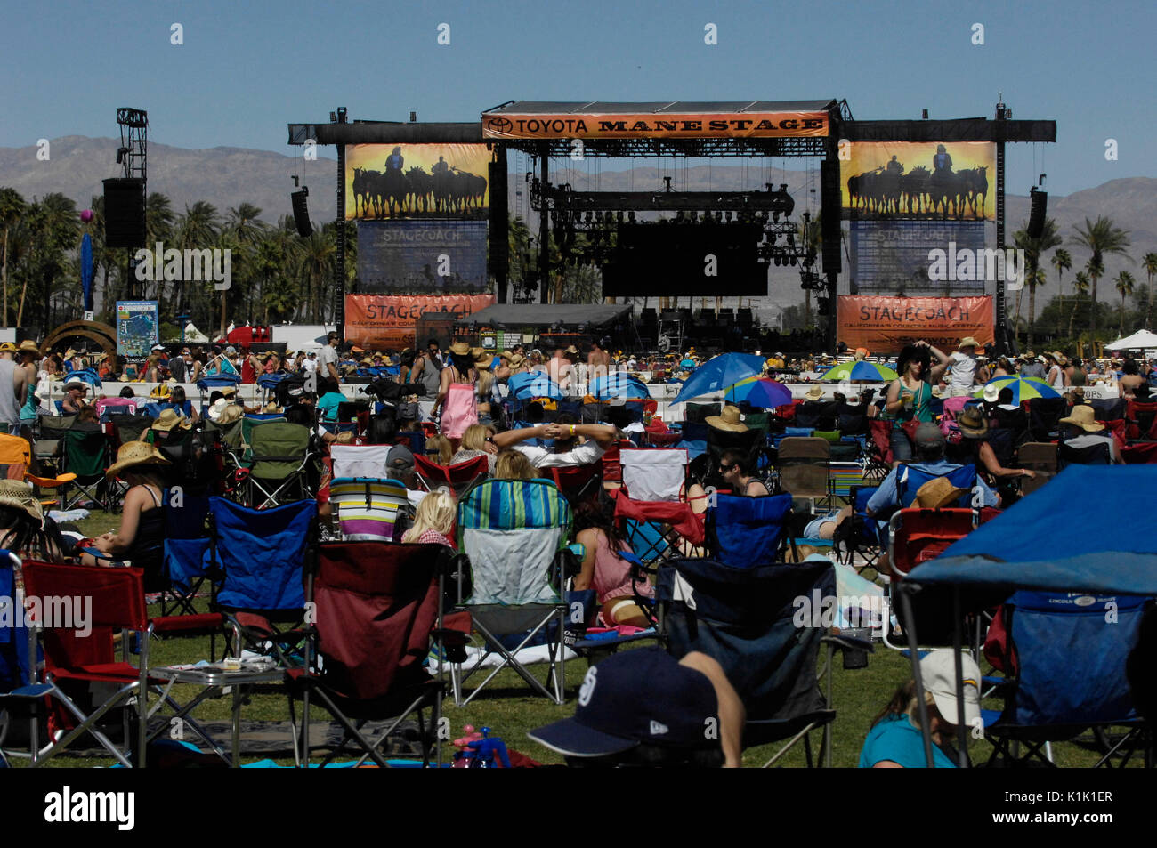 Crowd atmosphere Stagecoach,California's County Music Festival Day 1 ...