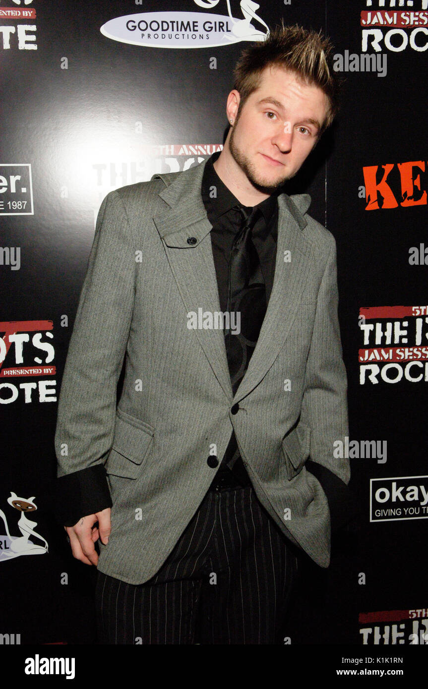 Blake Lewis attending 5th annual Roots Jam Key Club Hollywood,Ca Stock ...