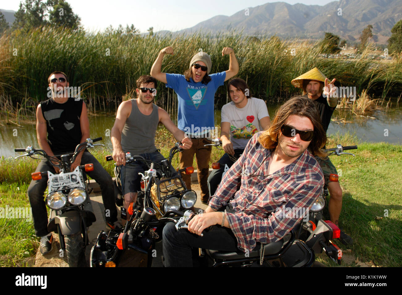 (L-R) Adam Lazzara Taking Back Sunday (front),Justin Shekoski,Chris ...
