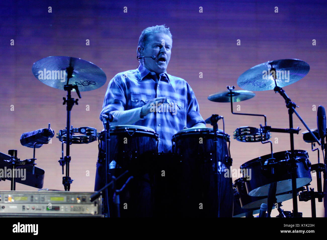 Don Henley Eagles performing 2008 Stagecoach Country Music Festival ...