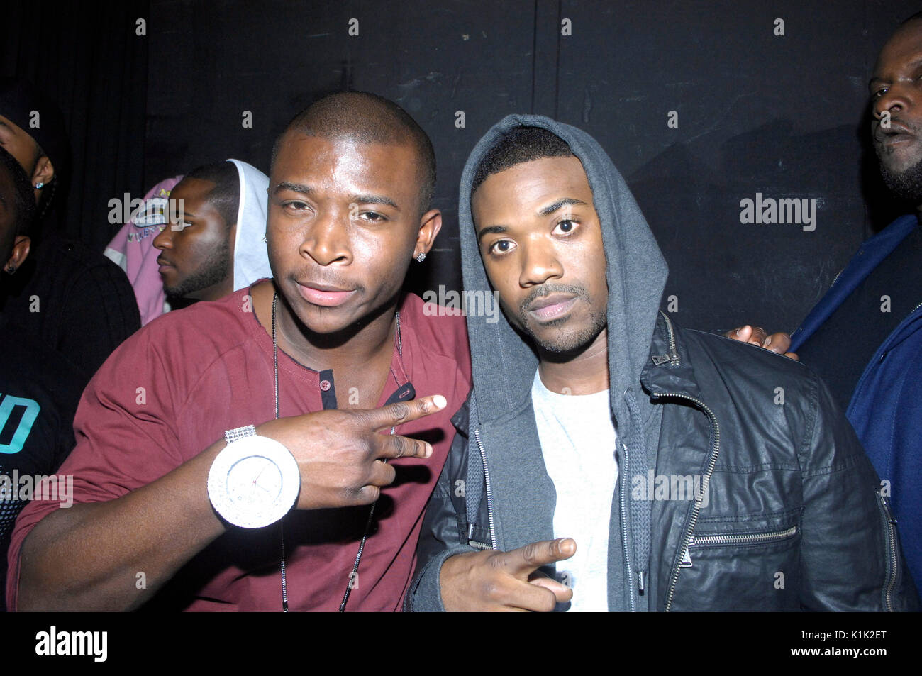 Ray J (r) backstage Key Club for Young & Hung Over Tour March 3,2011 ...
