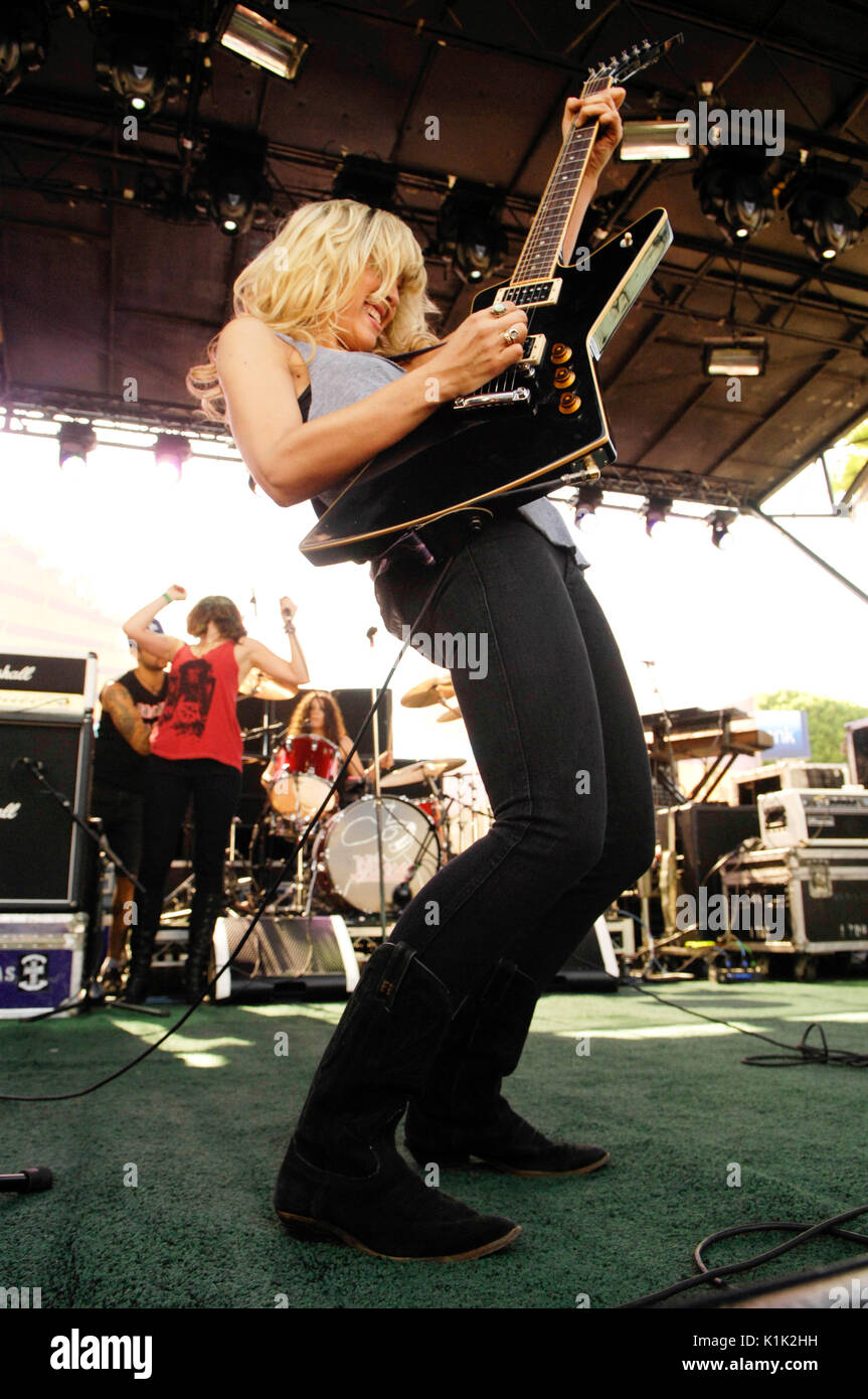 Allison Robertson Donnas performs day 3 2nd Annual Sunset Strip Music ...