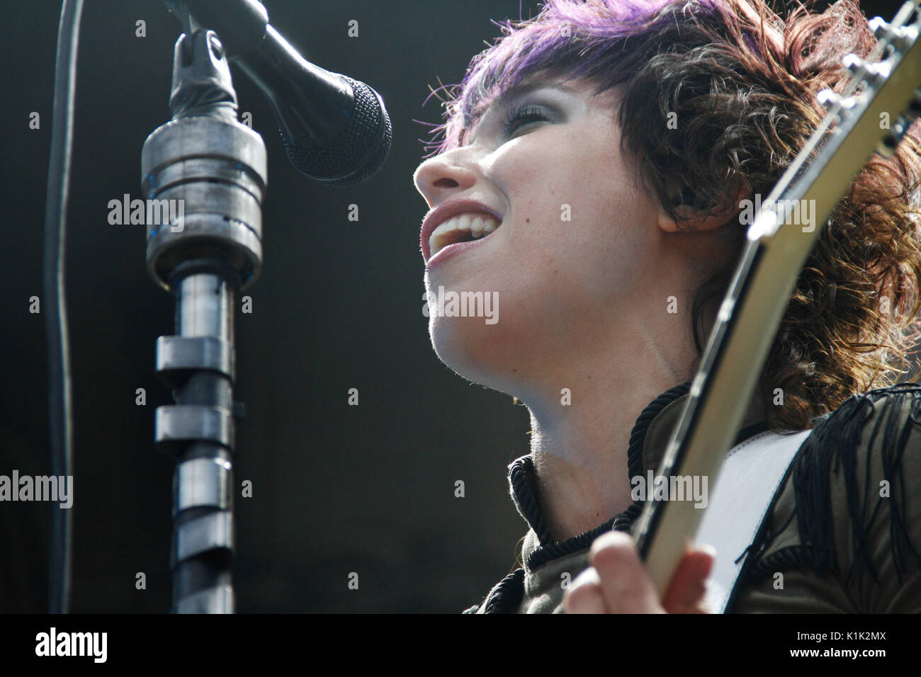 Elizabeth "Lzzy" Hale Halestorm performs 2010 Rockstar Energy Drink ...