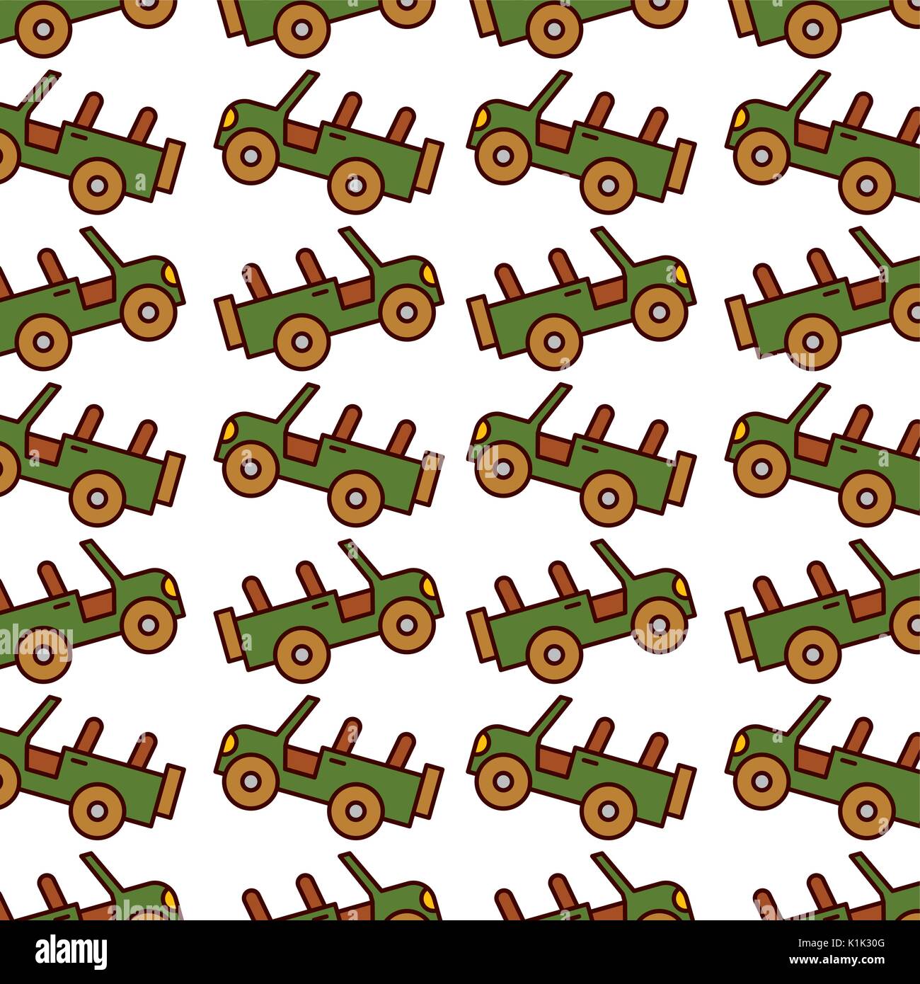 safari jeep pattern background Stock Vector Image & Art - Alamy