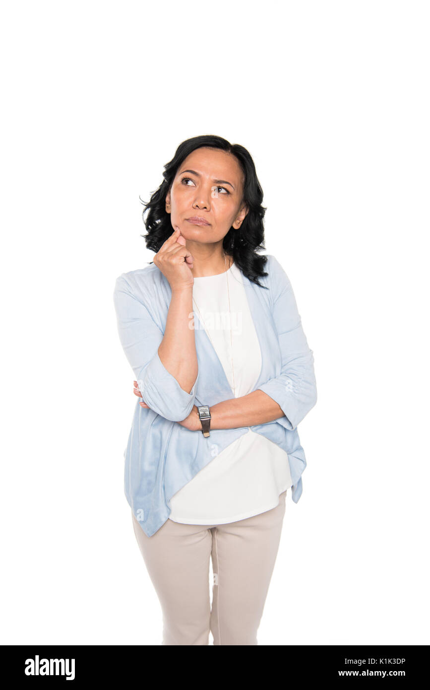 Thoughtful pose hi-res stock photography and images - Alamy