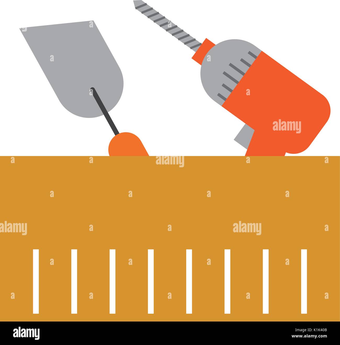 Drill tape measure Stock Vector Images - Alamy