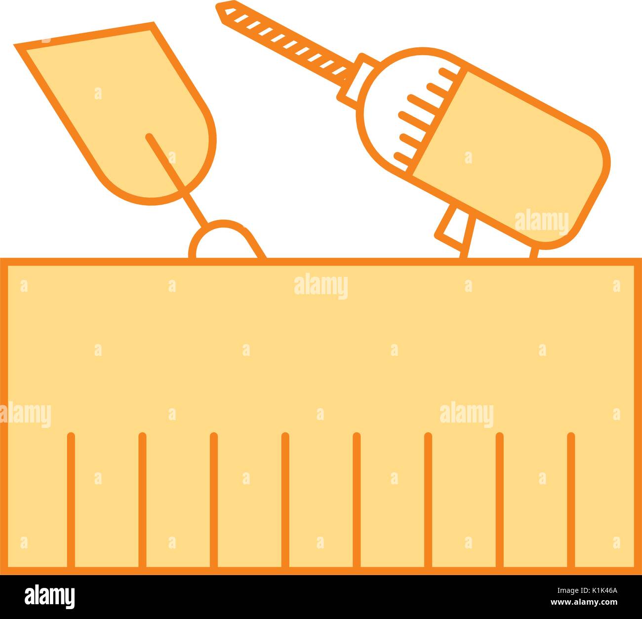 Drill tape measure Stock Vector Images - Alamy