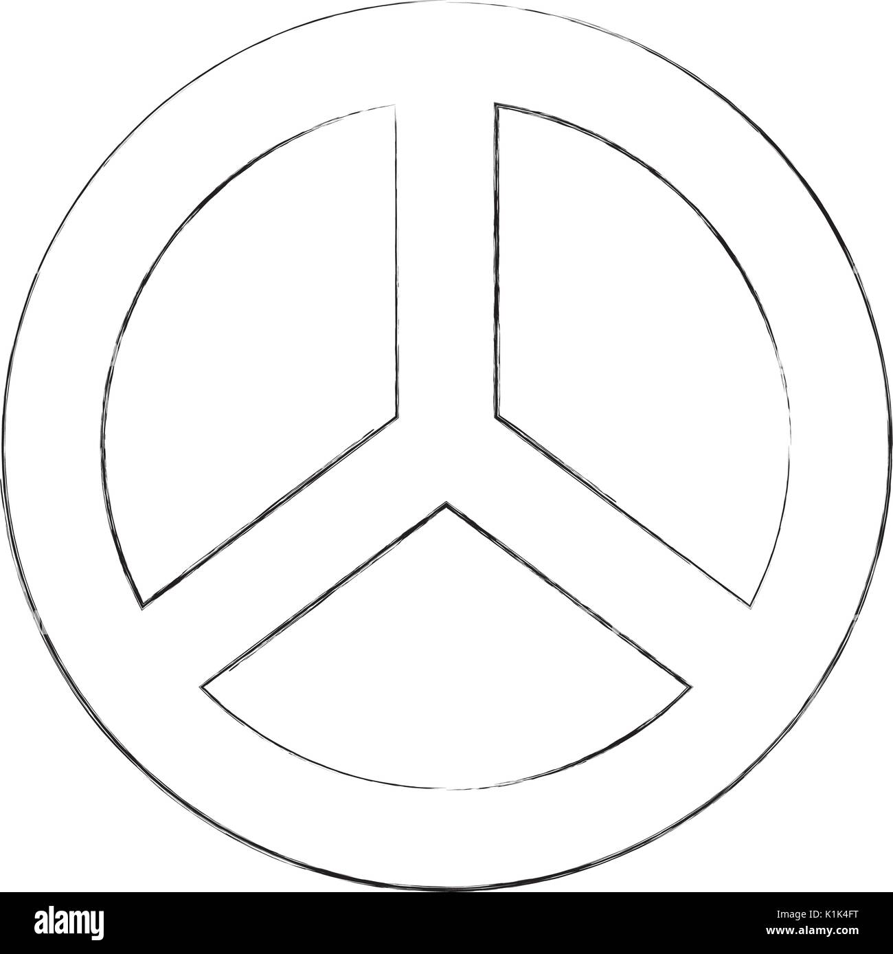 60s peace symbol Black and White Stock Photos & Images - Alamy