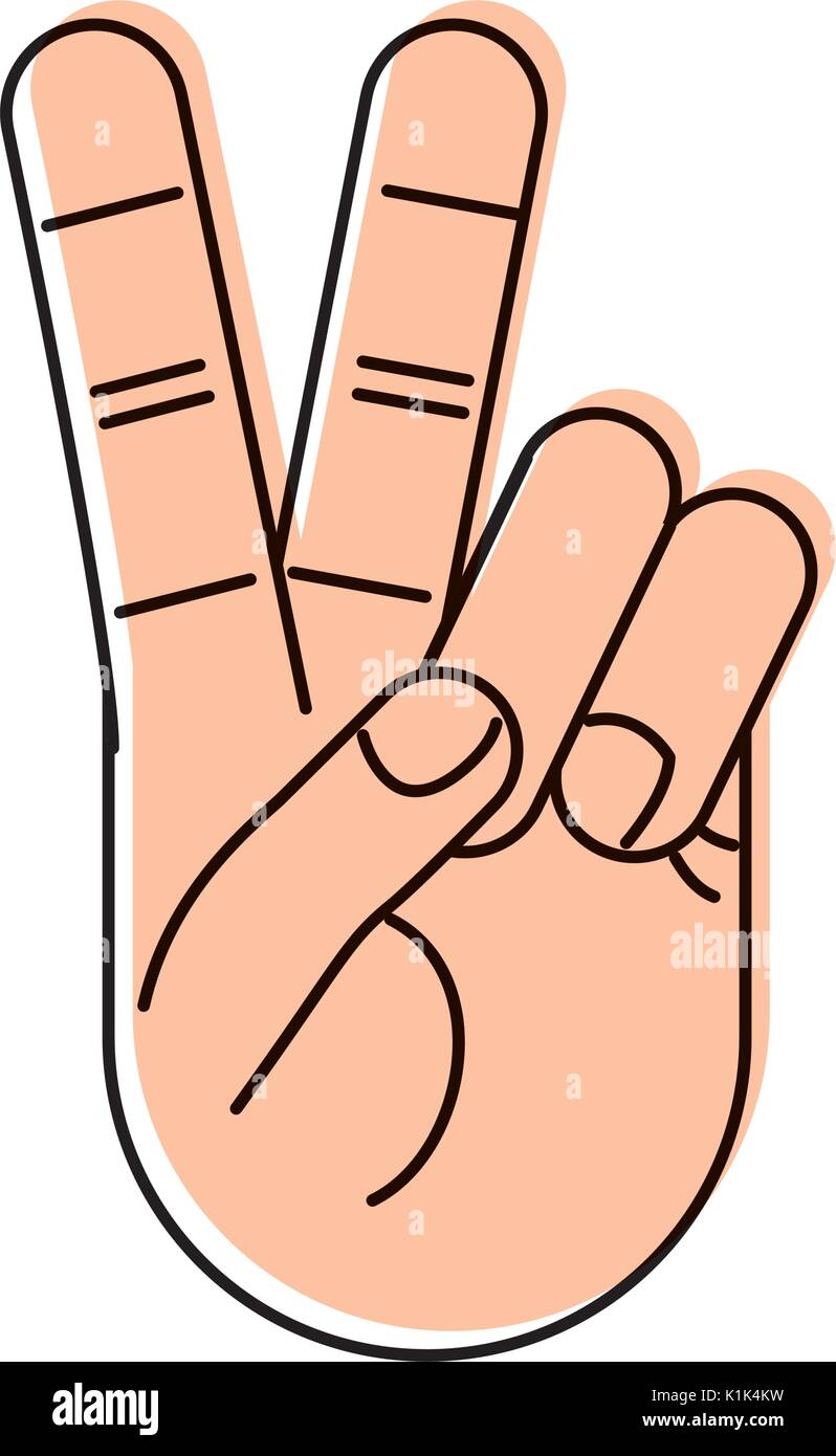 Peace peaceful hand signal hi-res stock photography and images - Alamy