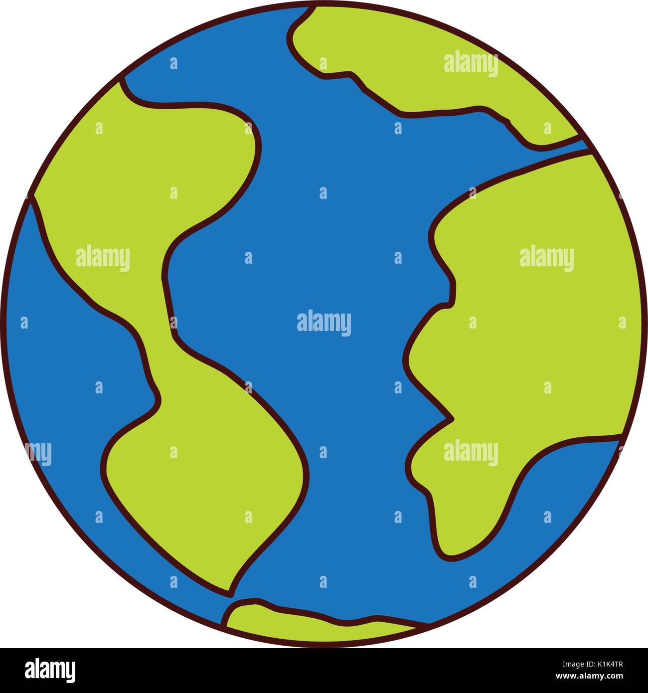 world planet isolated icon Stock Vector Image & Art - Alamy