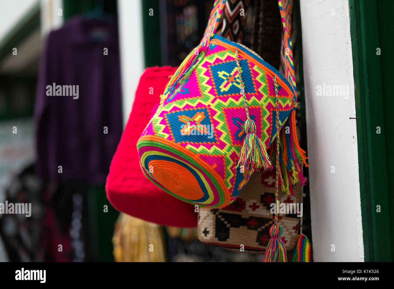 traditional Colombian bags Stock Photo - Alamy