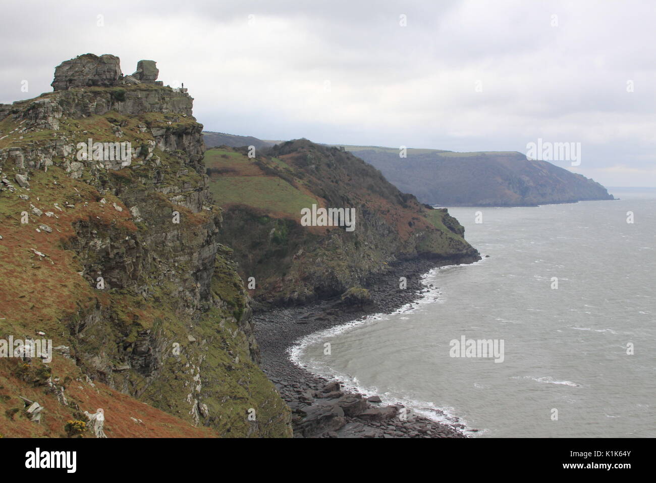 Wringcliff bay devon hi-res stock photography and images - Alamy