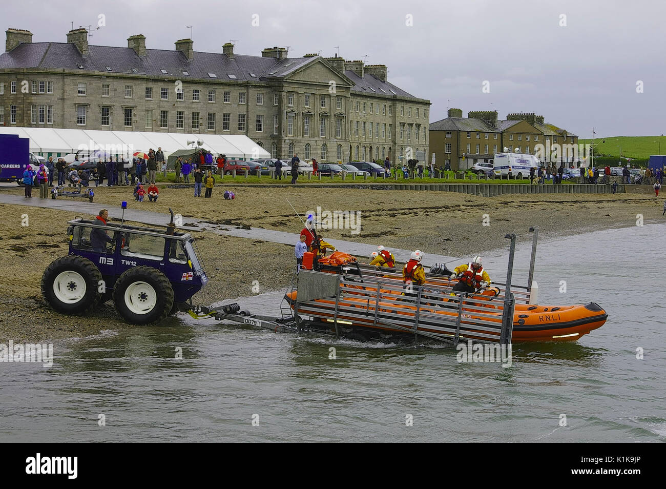 Beaumaris Lifeboat Day Rescue demonstration Stock Photo - Alamy